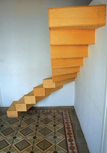 Westarchitecture's stringerless stair for a mews house in west London ...