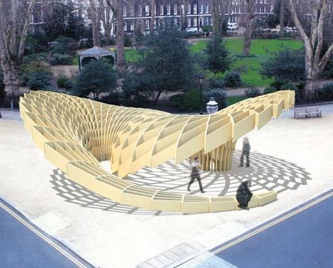 'Swoosh' pavilion swoops into view at the AA | Technical | Building Design