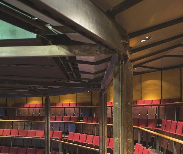 Steel structure at the heart of Bennetts’ Royal Shakespeare Theatre in ...