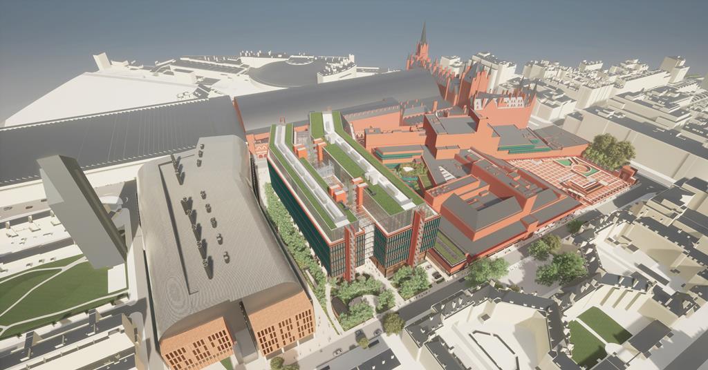 RSHP reveals revised plans for British Library extension as schedule ...