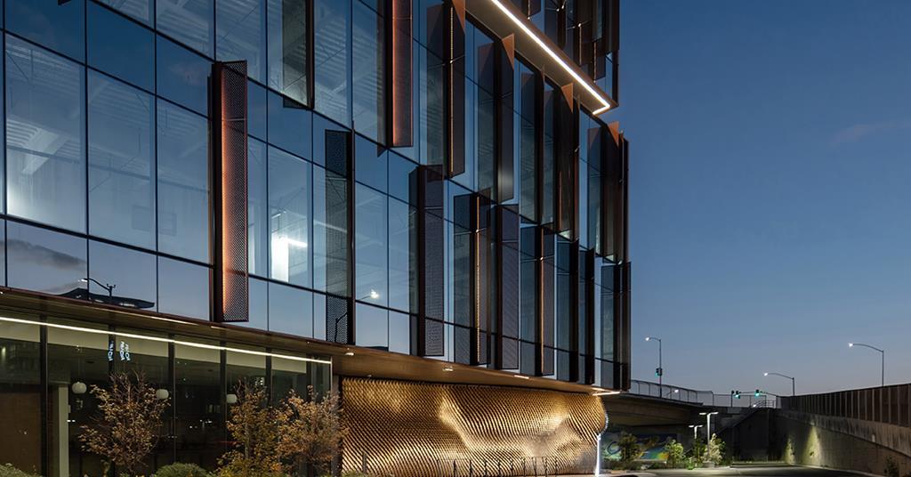 Giles Miller installation brightens biotech building | News | Building ...