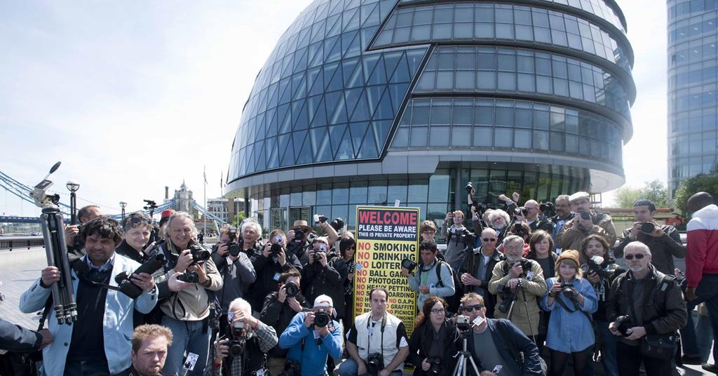 Architectural photographer makes City Hall protest | News | Building Design