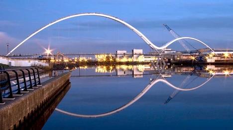 Infinity footbridge takes shape | News | Building Design