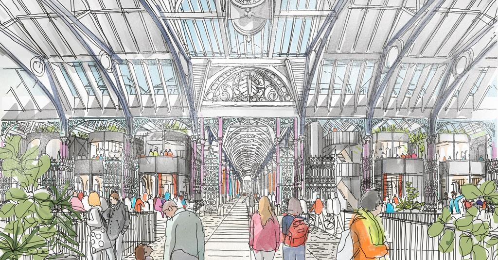Plans unveiled for Studio Egret West's revamp of Smithfield meat market ...