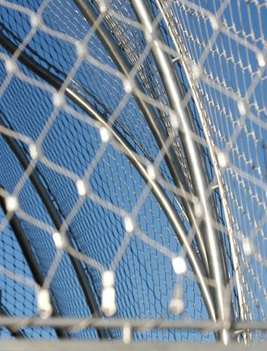 Julian Harrap Architects' mesh cage for the Monument | Technical ...