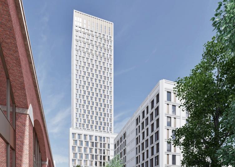 Hodder & Partners submits 38-storey student resi tower for Manchester’s ...