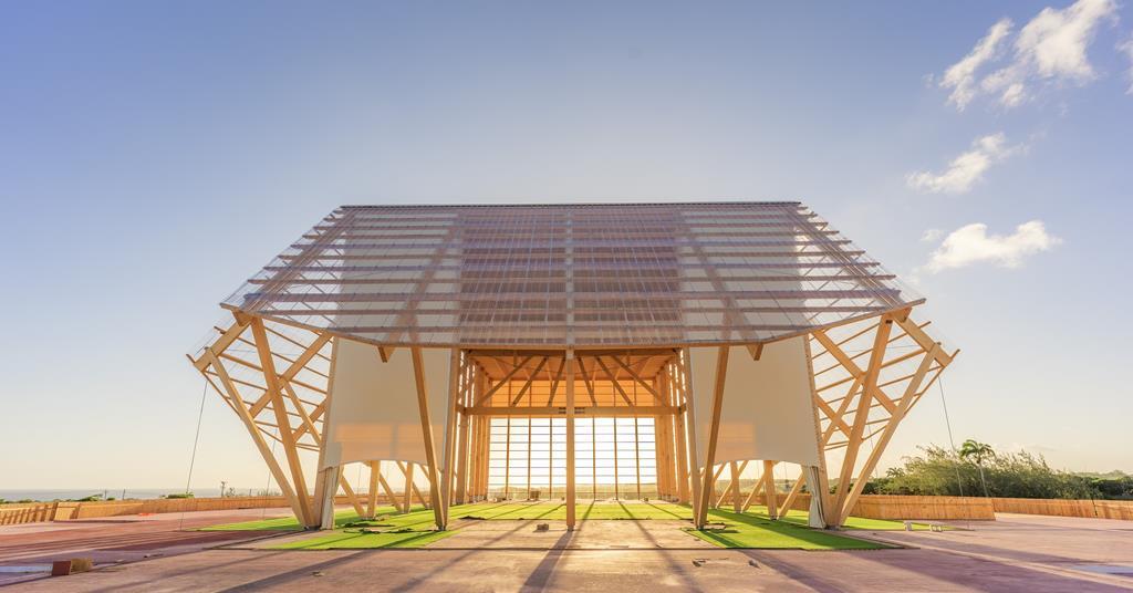 Adjaye Associates completes timber performance pavilion in Barbados ...