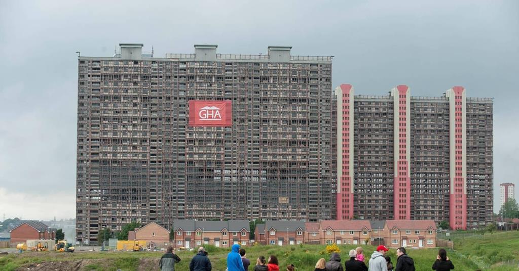 First Red Road tower block demolished | News | Building Design