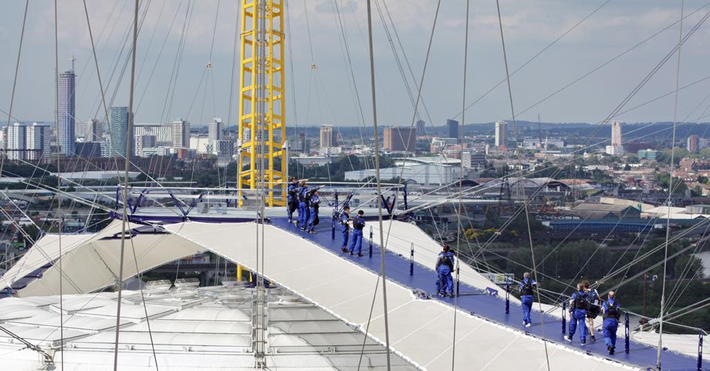 Up at the O2 walkway | Technical | Building Design
