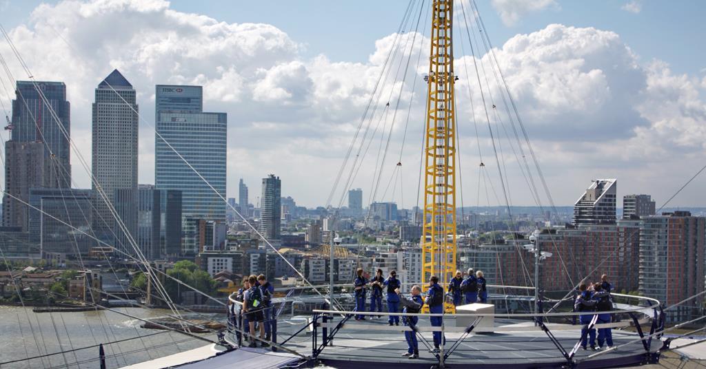 Up at the O2 walkway | Technical | Building Design
