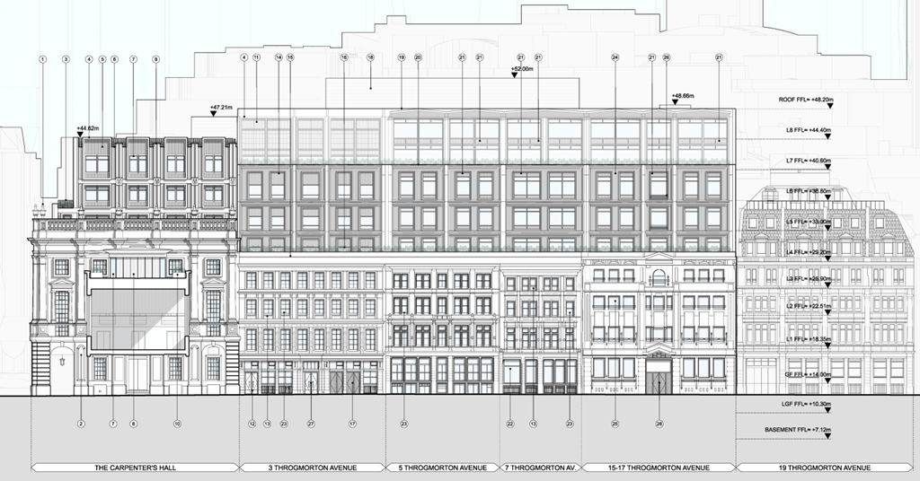 AHMM submits plans for redevelopment of Carpenters’ Hall in the City ...