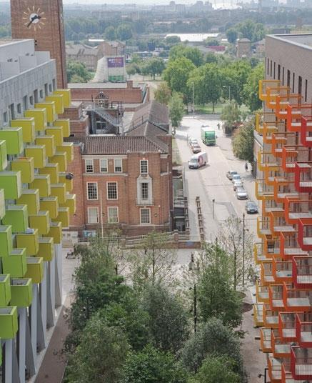 Square dancing at Barking Central | Building Study | Building Design