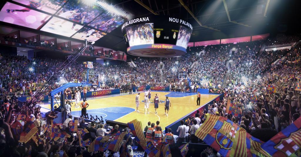 In pictures: HOK's Barcelona basketball arena | News | Building Design