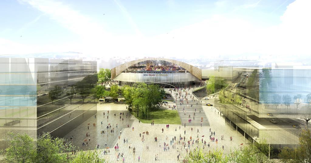 In pictures: HOK's Barcelona basketball arena | News | Building Design
