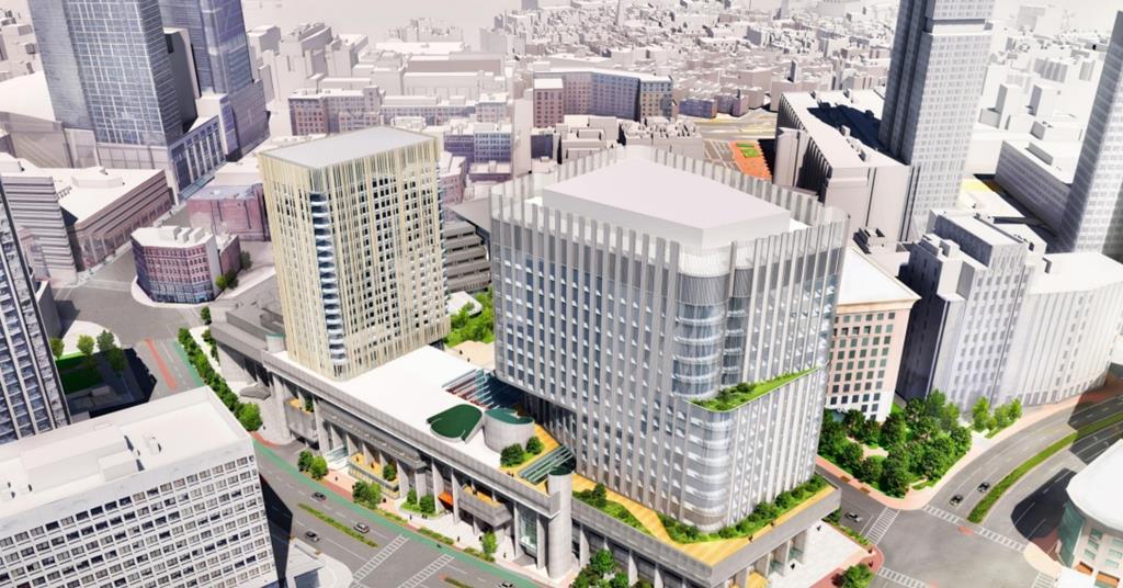 Plans unveiled to build NBBJ-designed towers on top of Boston’s Hurley ...