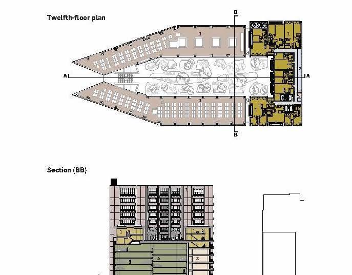 Building Study: Tapestry Building, King's Cross, by Níall McLaughlin ...