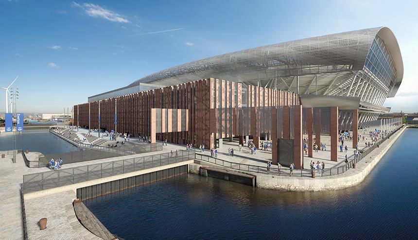 Everton unveils revised designs for £500m stadium | News | Building Design