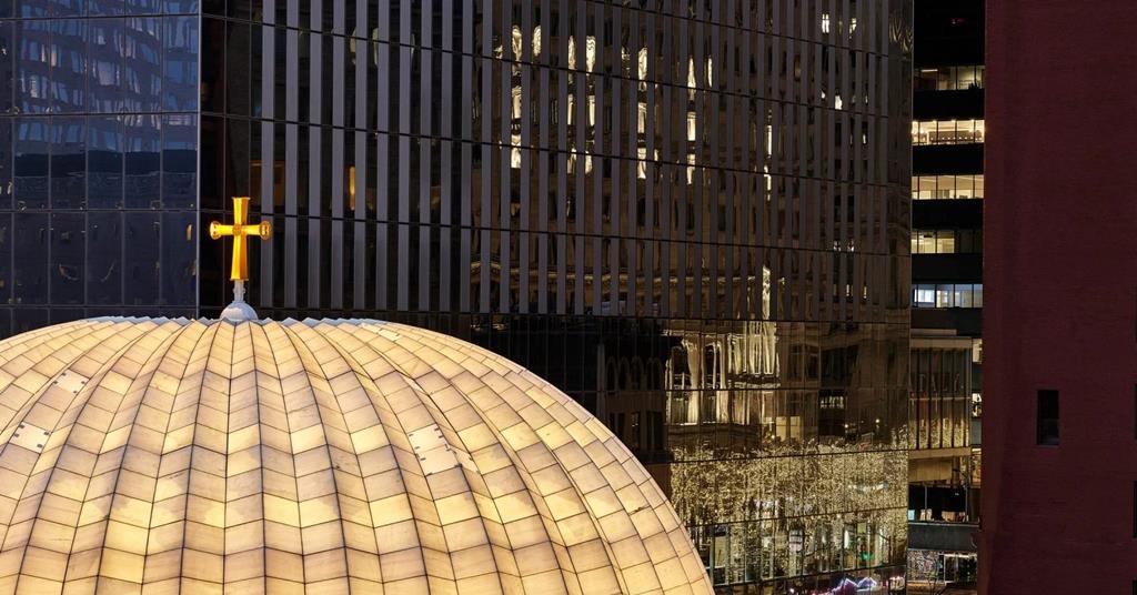 In pictures: Calatrava showcases Greek Orthodox church in New York ...
