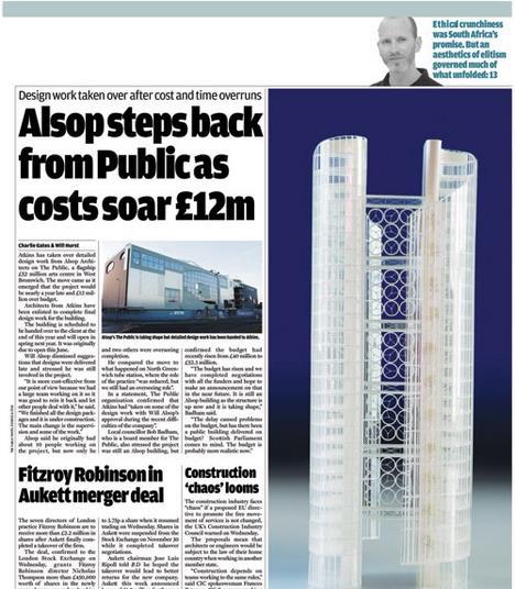 The challenges of taking over Alsop’s The Public | Technical | Building ...