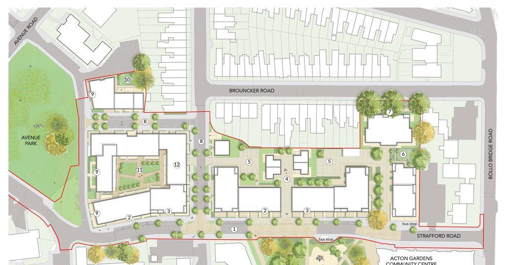 Stitch wins 336-home South Acton permission | News | Building Design