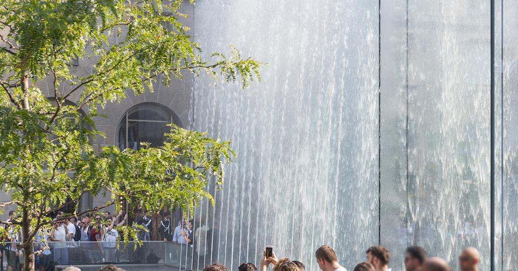 Foster makes a splash for Apple in Milan | News | Building Design