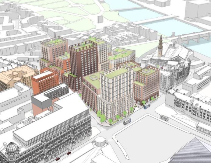 Stallan Brand progresses revised central Glasgow mixed-use district ...