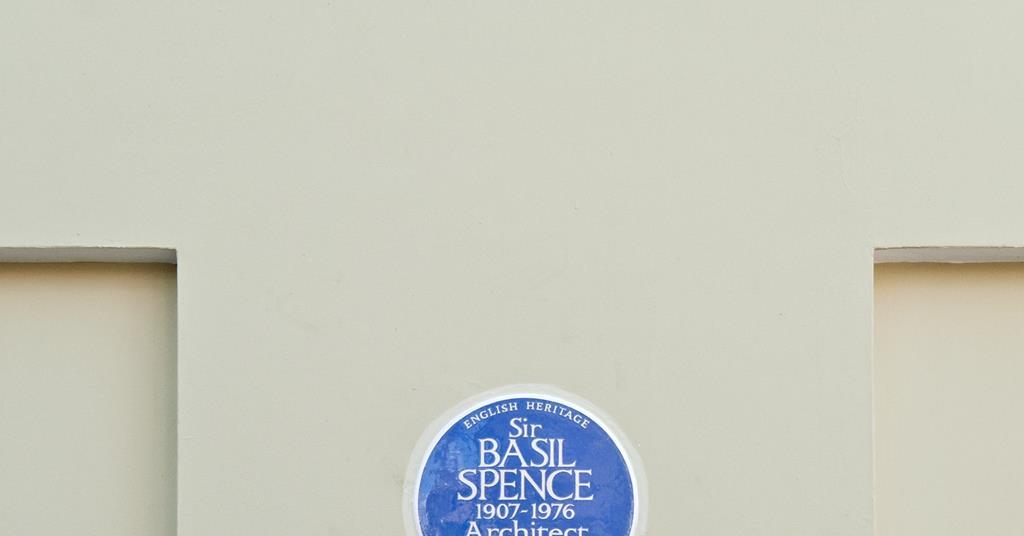 Basil Spence honoured by blue plaque | News | Building Design
