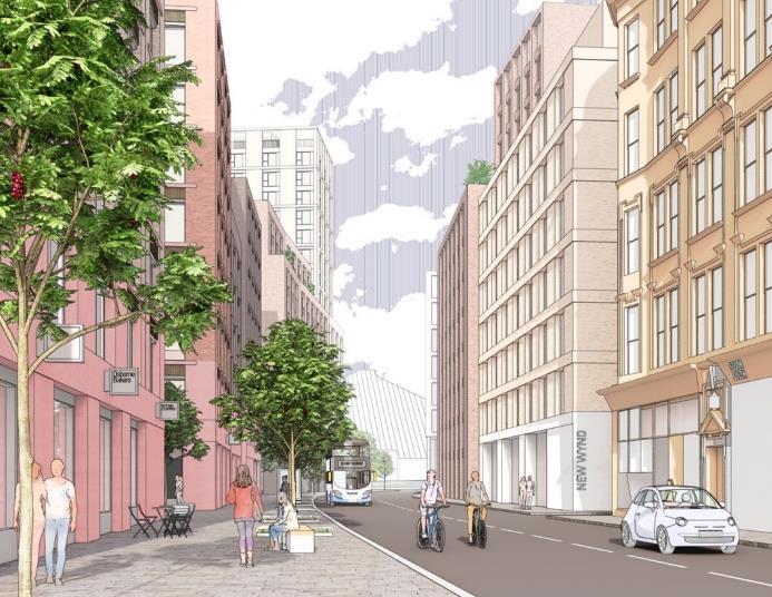 Stallan Brand progresses revised central Glasgow mixed-use district ...