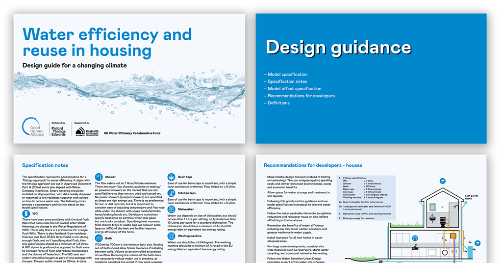 Good Homes Alliance publishes water-efficiency design guide with model ...