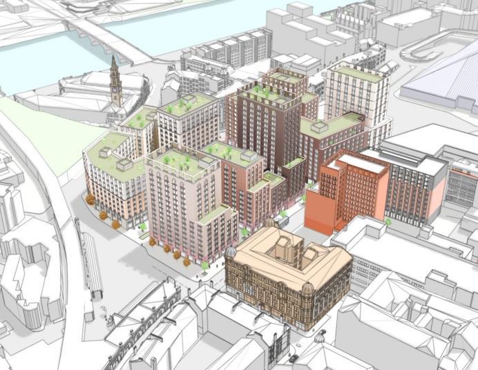 Stallan Brand progresses revised central Glasgow mixed-use district ...