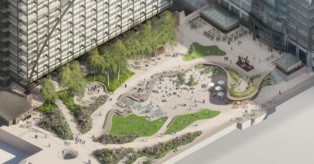 DSDHA to re-landscape Exchange Square | News | Building Design