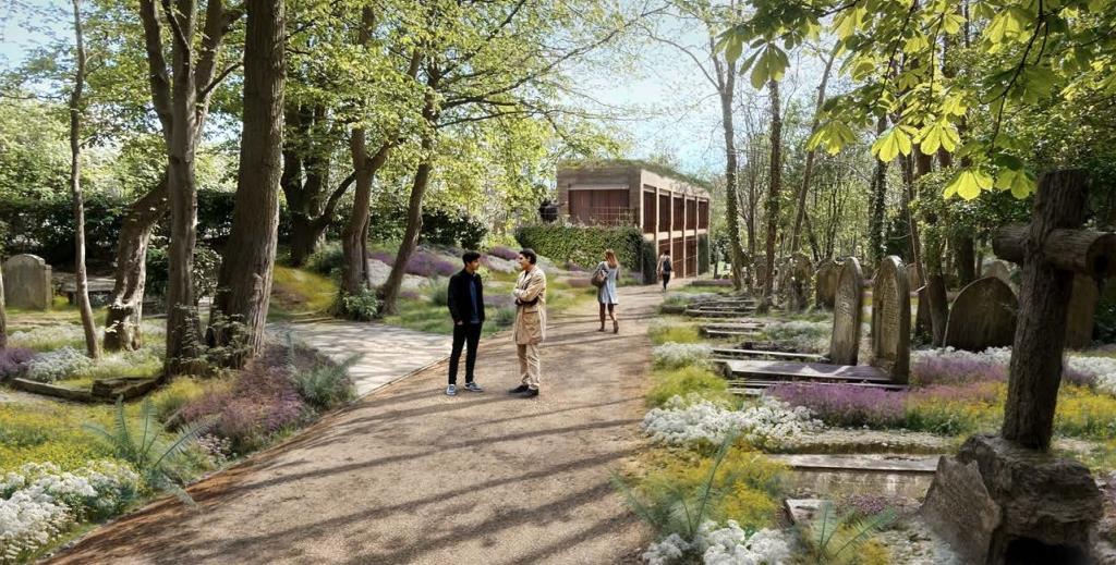 Camden approves Hopkins’ plans for Highgate Cemetery restoration | News ...