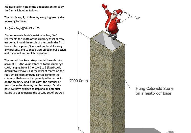 Architect designs chimney fit for Santa | News | Building Design