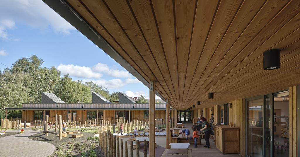 In pictures: FCBStudios unveils net zero timber nursery for ...