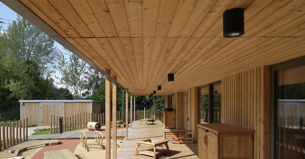 In pictures: FCBStudios unveils net zero timber nursery for ...