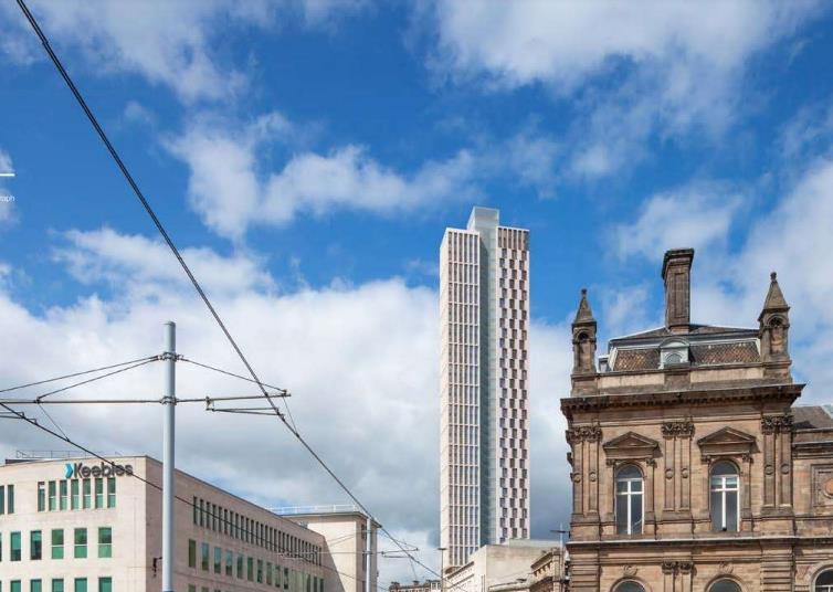 Green light for Hodder & Partners’ 40-storey Sheffield tower | News ...