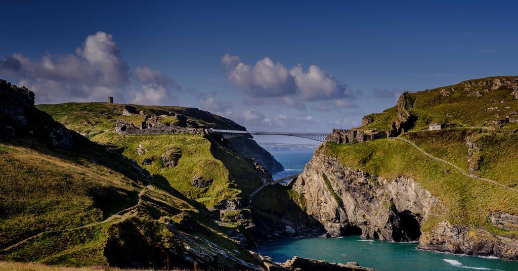 Tintagel footbridge opening delayed by bad weather | News | Building Design