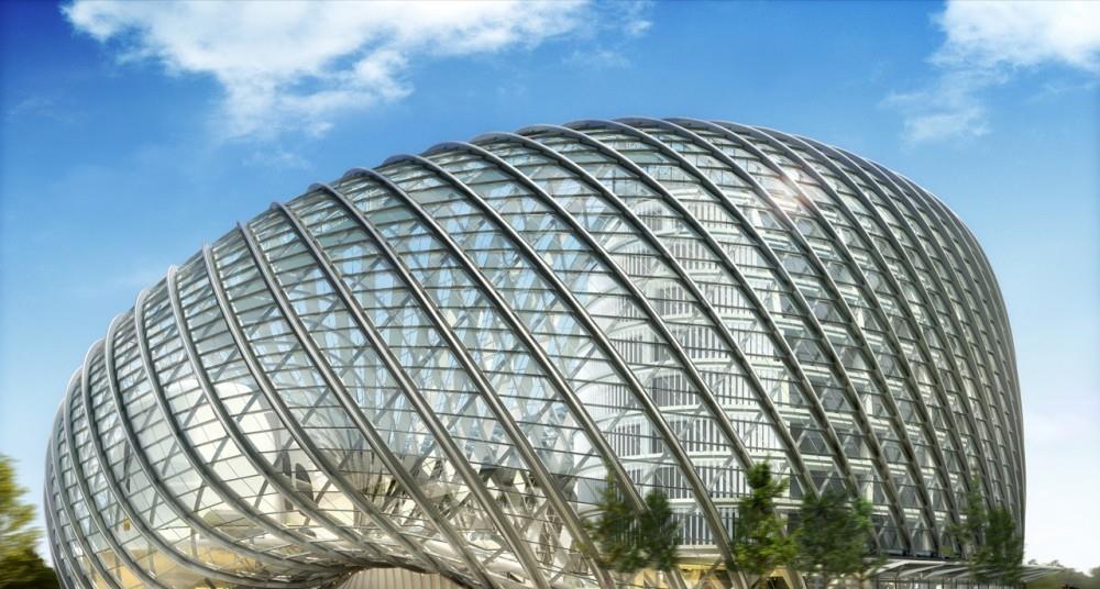 Latest images of Beijing media centre revealed | News | Building Design