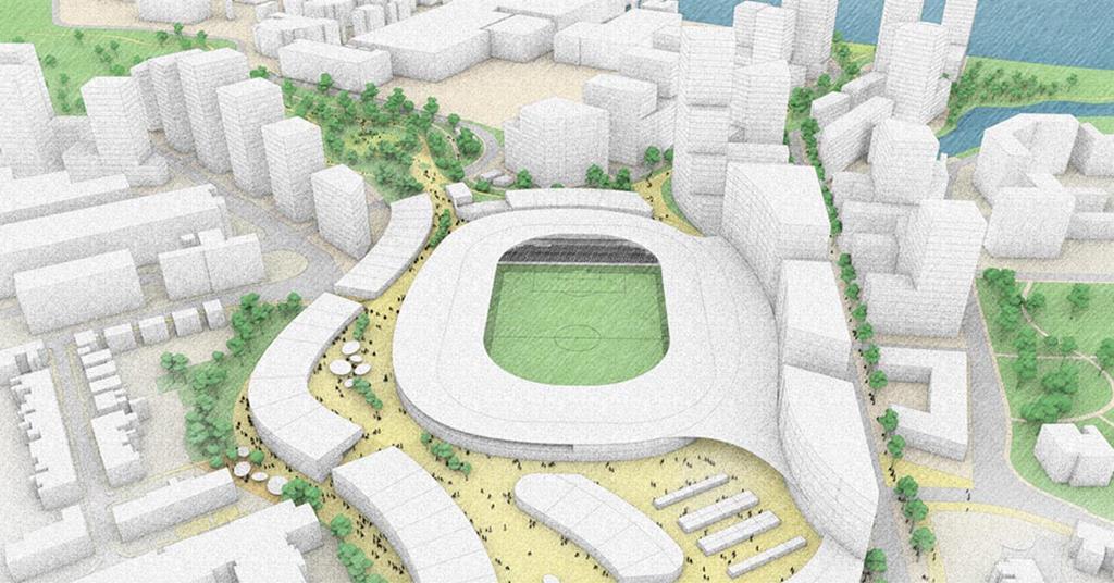 UN Studio masterplan approved for new stadium and 3,500 homes in Kent ...