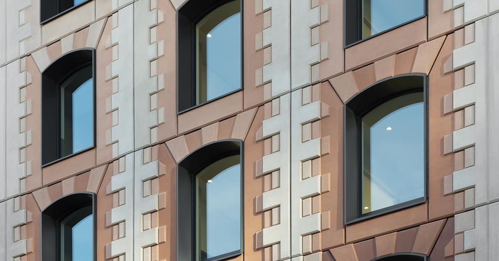 In pictures: Trace, with a unique reconstituted crushed brick façade ...