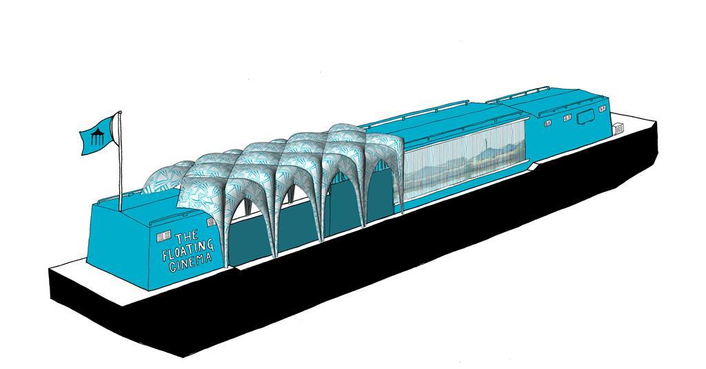 Studio Weave unveils floating cinema | News | Building Design
