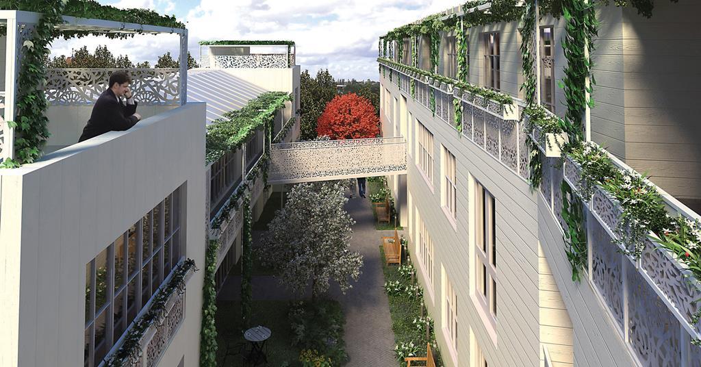 First Look: Mixed-use courtyard scheme, Highgate Road, north London by ...