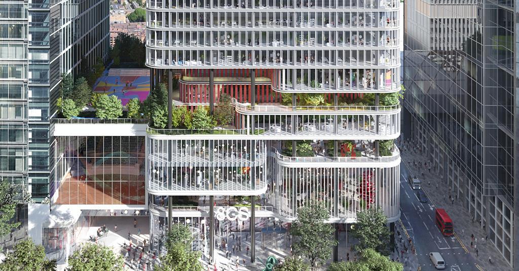 Canary Wharf unveils first images of what revamped HSBC tower will look ...