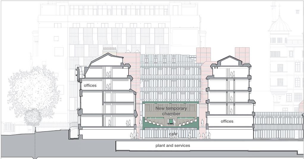 ‘Let us show you how to create temporary Commons for £500m less ...