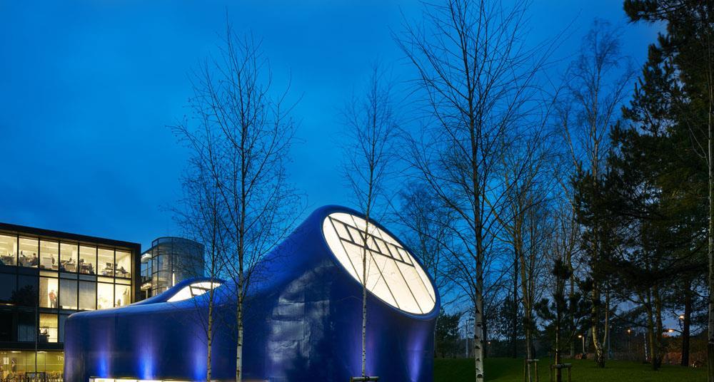 Stars turn out for Peter Cook's first UK building | News | Building Design