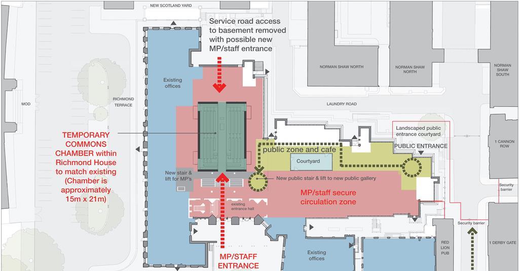 ‘Let us show you how to create temporary Commons for £500m less ...