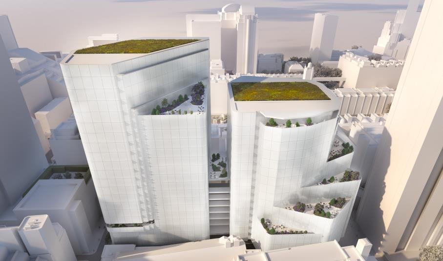 SOM working up plans for two-tower office scheme next to Barbican ...