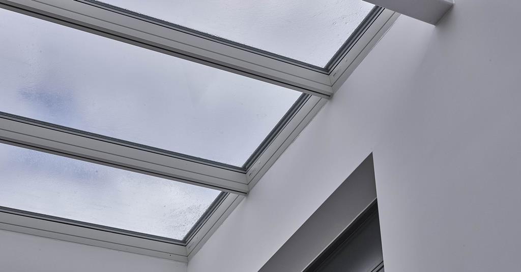 Elegant rows of modular skylights provide a forward-thinking college ...