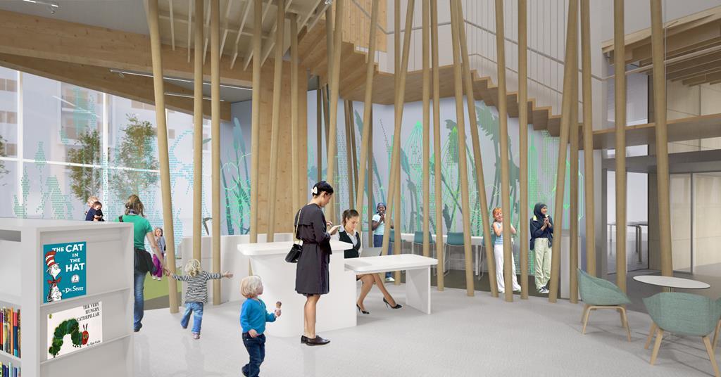 Bisset Adams wins Thamesmead library contest | News | Building Design