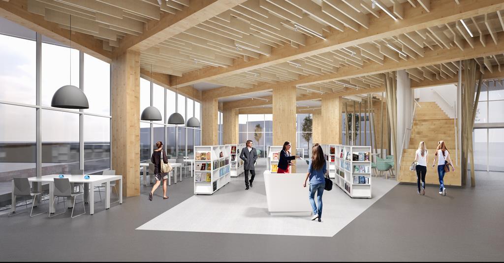 Bisset Adams wins Thamesmead library contest | News | Building Design